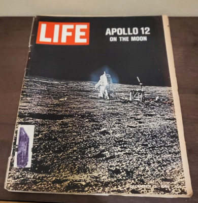 Life Magazine "Apollo 12 On The Moon" Dec. 12, 1969 Southern Comfort ...