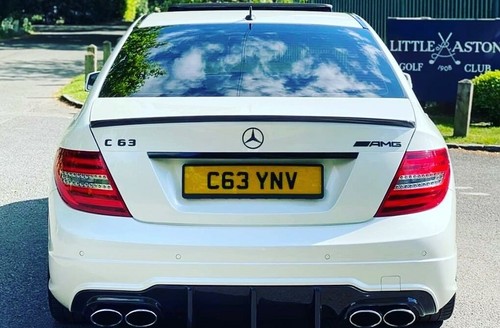 C63 YNV Private number plate Registration for sale Mercedes Benz Amg ...