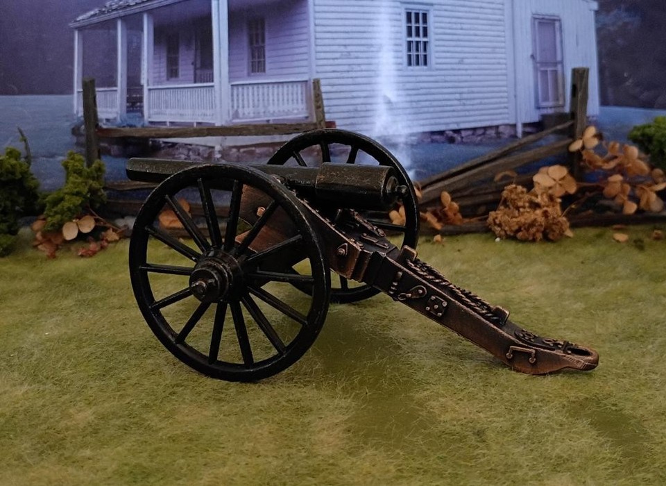 ACW Civil war Parrot Rifle Cannon MIB 58mm metal fits Conte and ...