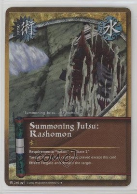 2008 Naruto CCG: Battle of Destiny Unlimited Summoning Jutsu: Rashomon ...