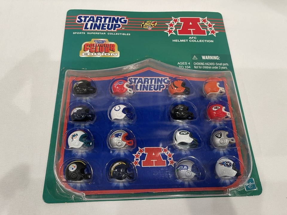 🏈Starting Lineup AFC Helmet Collection – Collector Club Edition – 1999 ...