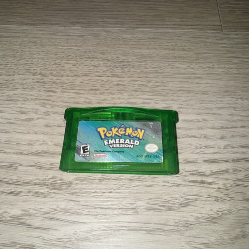 Pokémon Emerald Version - GBA - Authentic Cartridge - Tested - Dry ...