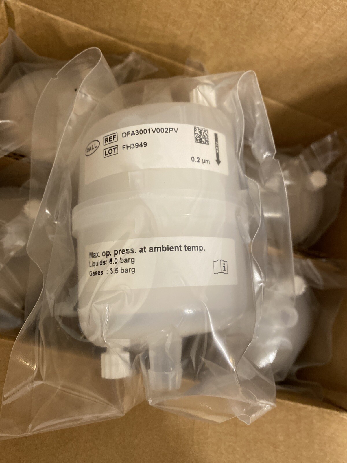 Lot of 17 Pall DFA3001V002PV Emflon II Filter 0.2 µm | eBay