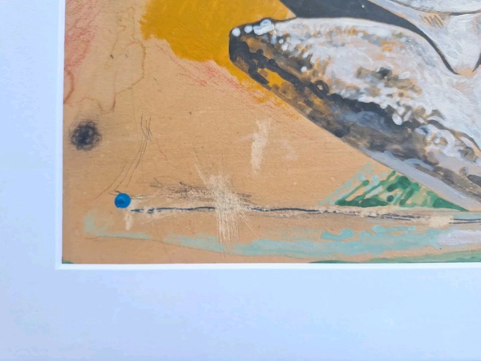 Original ART CREECH art MIXED MEDIA ART Surrealism Tuna Fish Painting ...