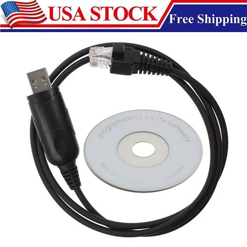 USB Programming Cable Cord for Kenwood TM-271A TM-481A TM-471A TM-281A ...