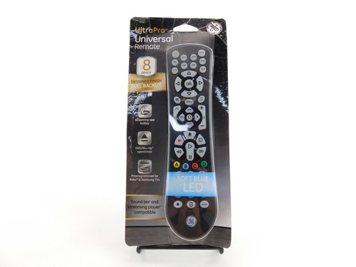 GE 8-Device Universal Remote Control, Backlit, Black 30878415675| eBay
