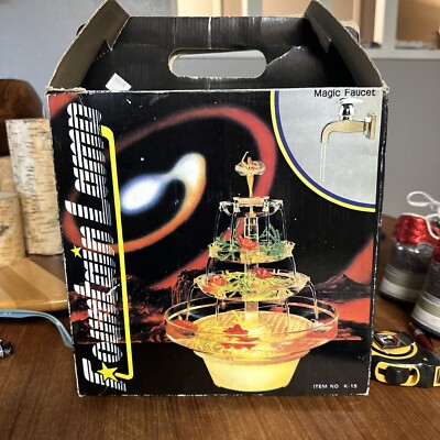 Vintage Magic Faucet Fountain Lamp Retro Mid Century Novelty Spinning ...