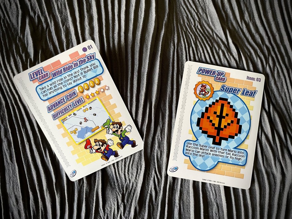 RARE Super Mario Advance 4: Super Mario Bros. 3 e-Reader cards: Level ...