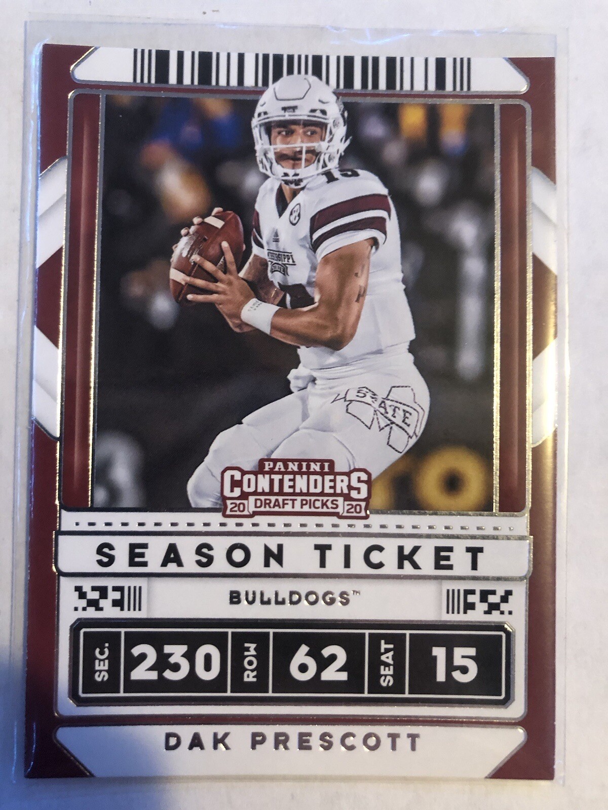 2020 PANINI CONTENDERS DRAFT PICKS #20 DAK PRESCOTT SEASON TICKET | eBay