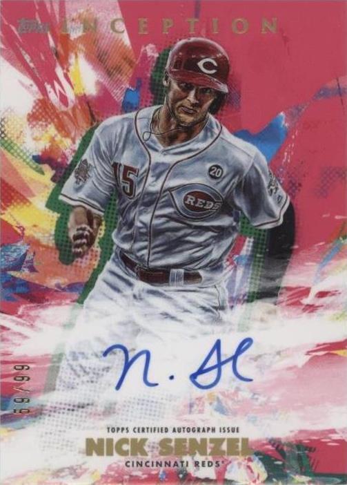 2020 Topps Inception - Rookies & Emerging Stars Autographs Nick Senzel ...