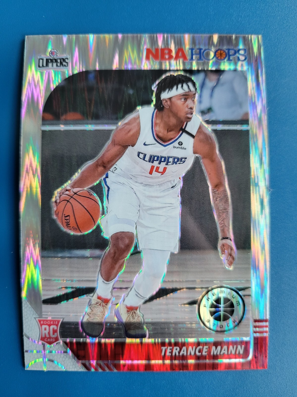 Terrance Mann 2019-20 NBA HOOPS PREMIUM ROOKIE RC FLASH #246 L.A ...