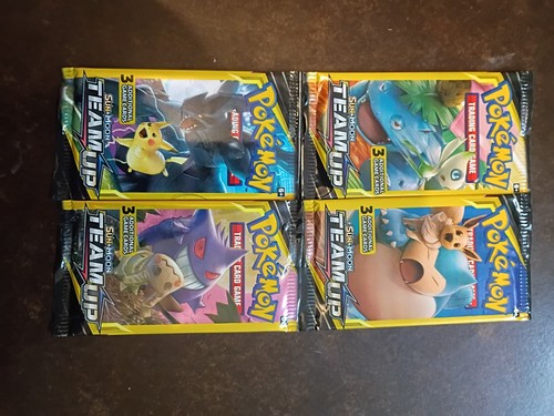 Team Up Dollar Store 3 Card Booster Packs Set Of 4 (Factory Sealed ...