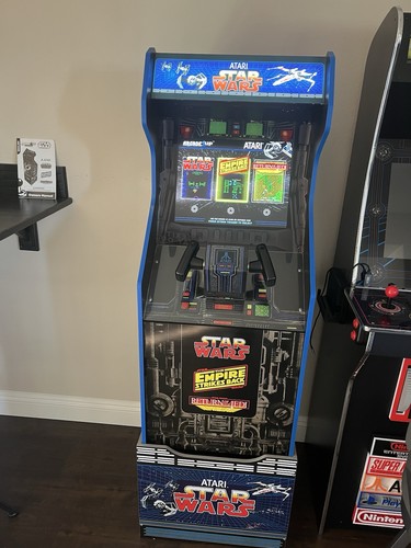 Star Wars Arcade 1up Cabinet with Riser 3 Games, Light-Up Marquee | eBay