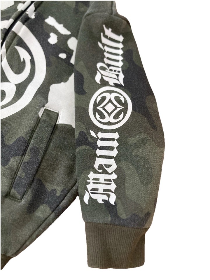 Maui Built Camo Logo Hawaiian Islands Full Zip Hooded Jacket Toddler ...