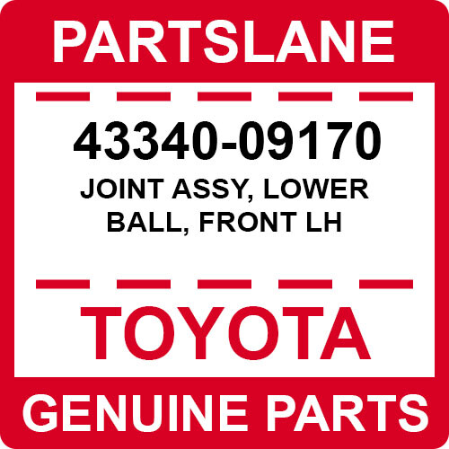TOYOTA OEM 07-16 Camry Avalon Front-Lower Ball Joint 4334009170 / 43340 ...