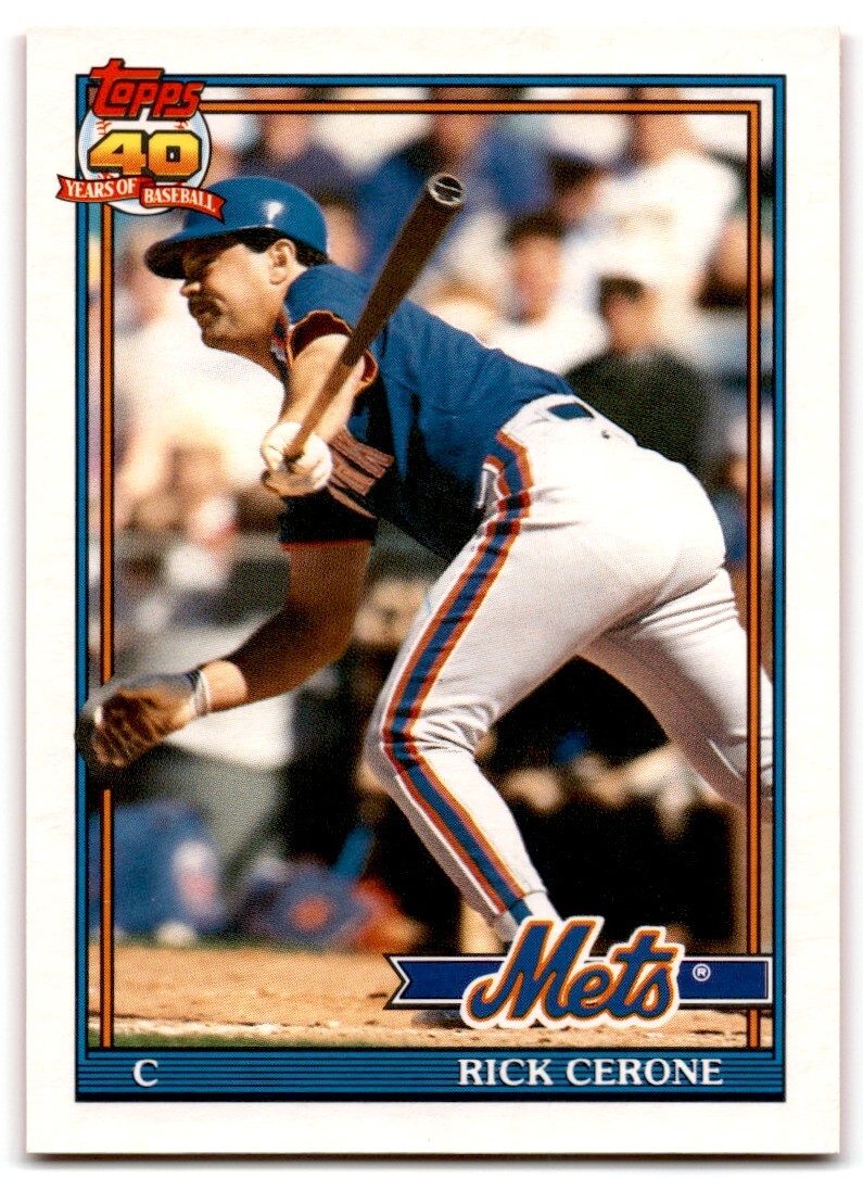 1991 Topps Traded Rick Cerone New York Yankees #21T | eBay