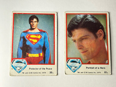 1978 Topps Superman Card #61 + #20 Portrait of a Hero Vintage a623 | eBay