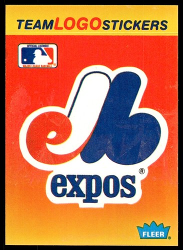 1991 Fleer Team Logo Stickers Montreal Expos A | eBay
