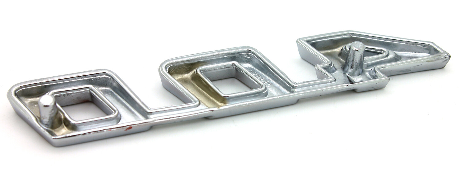 400 Rear Trunk Deck Lid Emblem Red & Chrome Trim / For 67-69 FIREBIRD ...