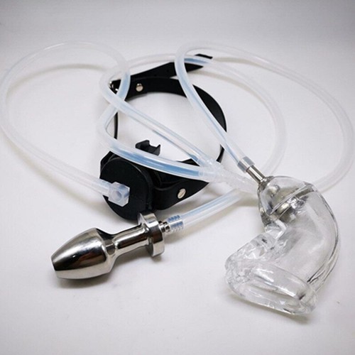 Urinal Mouth Plugs Chastity Device Male Urine Inflow Cage With Plugs ...