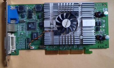 Leadtek WinFast Titanium 200 Nvidia Geforce3 Ti200 MB AGP - VENTILATEUR CASSÉ | eBay