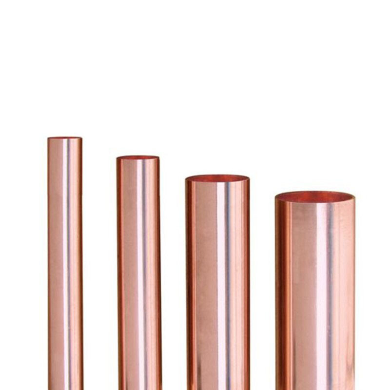 Round T2 Copper Tube Pipe Rod Long 200 300 400 500mm Dia 4 8 10 20 25 ...