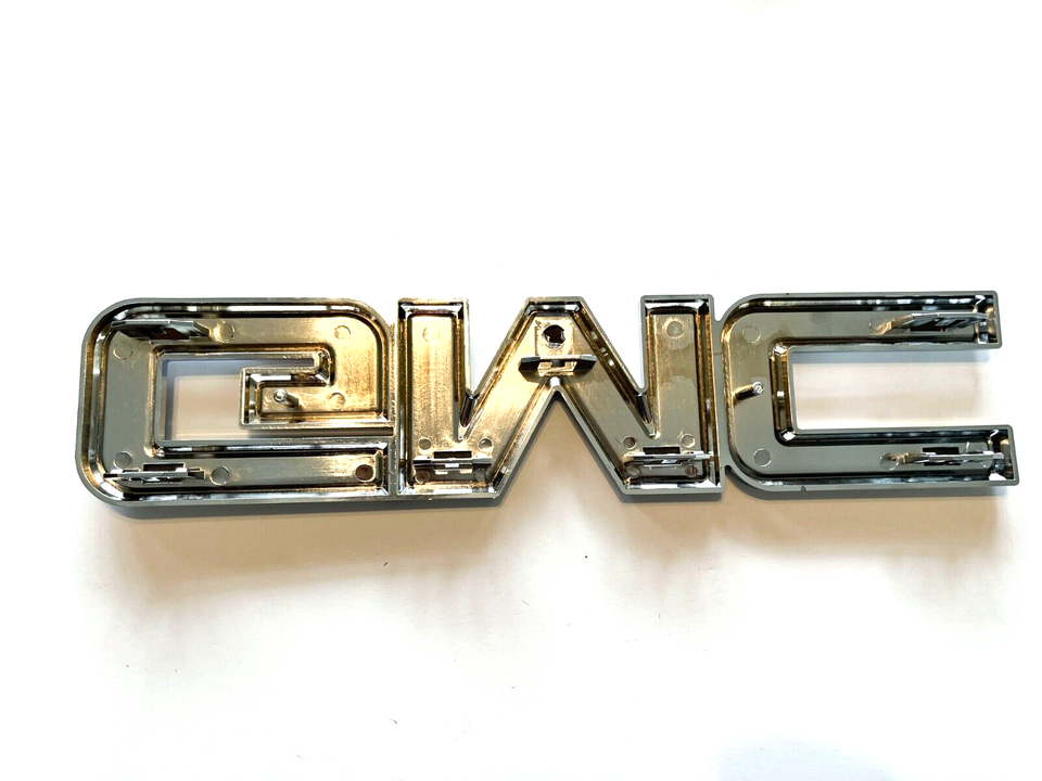 GM Grille Emblem Chrome Red for 2015-2019 GMC Sierra 1500 2500HD 3500HD ...