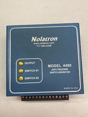 Nolatron,Model 4480,Two-Hand Machine Control Anti-Tiedown Monitor | eBay