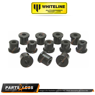 Whiteline Polyurethane Rear Spring - eye Front /Rear and shackle ...