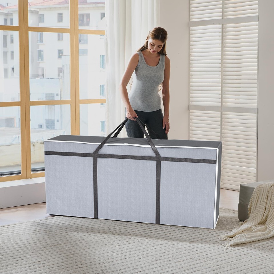 Folding Mattress Storage Bags, Heavy Duty Oxford-Cloth Carry Case for ...