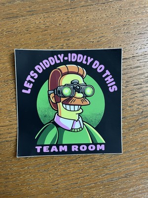Let’s Diddly-Iddly Do This Sticker (Team Room) Not FOG | eBay