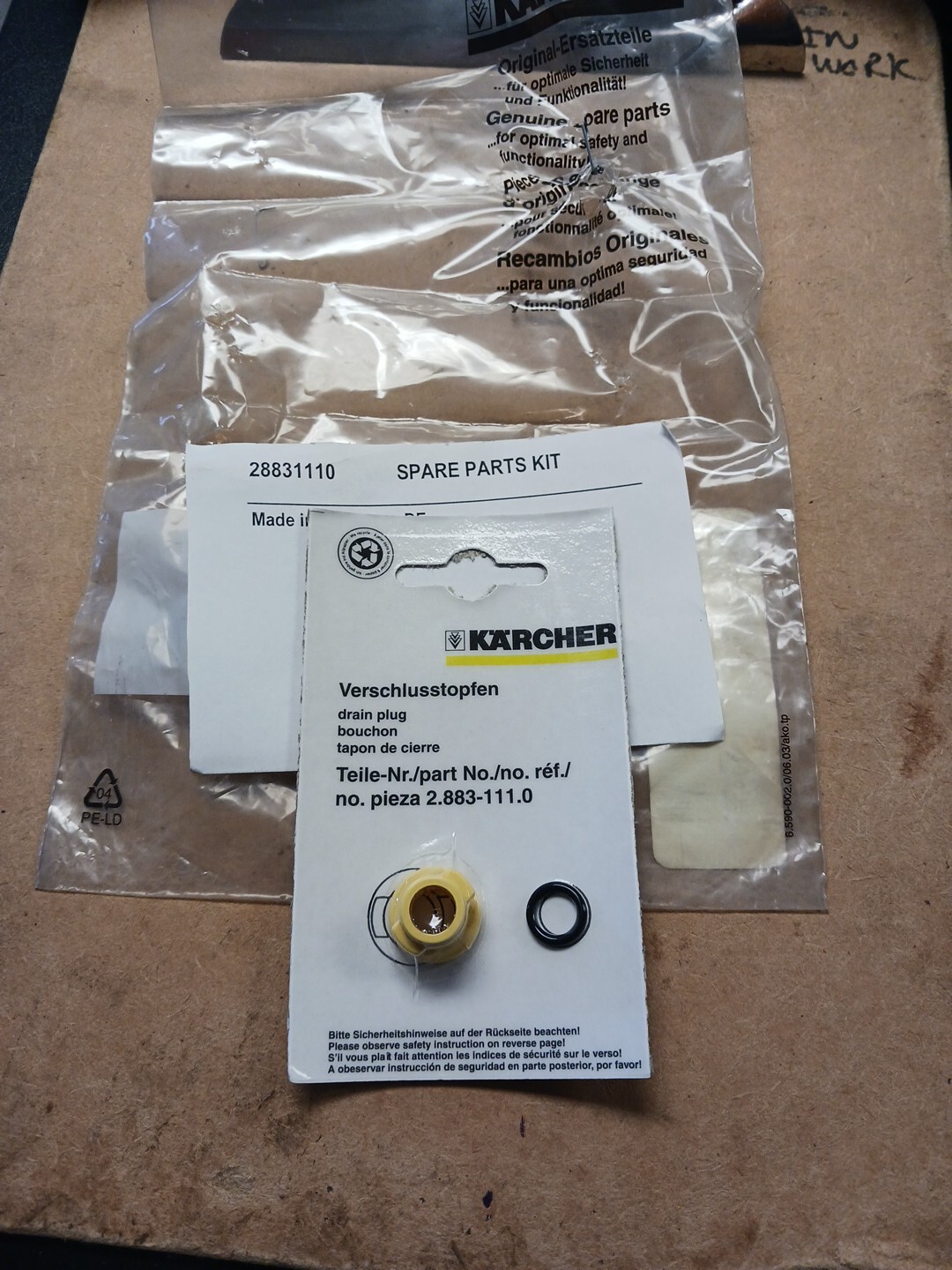 060008 Karcher Spare Parts Kit For Pressure Washer | eBay