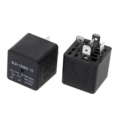 2Pcs SLD-12VDC-1C 1.6W High Power Relay NO 40A NC 30A 5pin Automotive ...