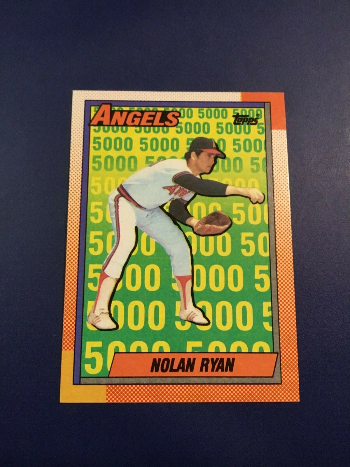 1990 Topps # 3 NOLAN RYAN The Angels Years 1972-1979 Strikeout 5,000 ...