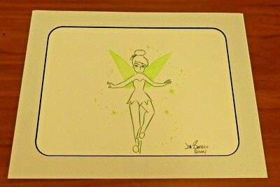 Jim Bonserio Original Tinker Bell Signed Art Matted 11x14 | eBay