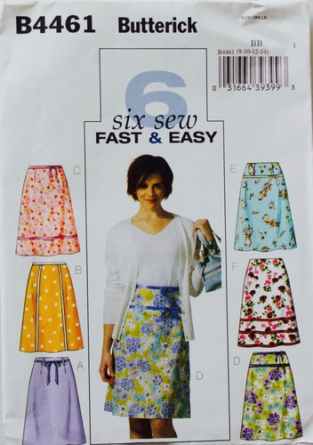 Butterick Pattern B4386 Size 8-14 Six Sew Easy Misses Petite Dresses ...