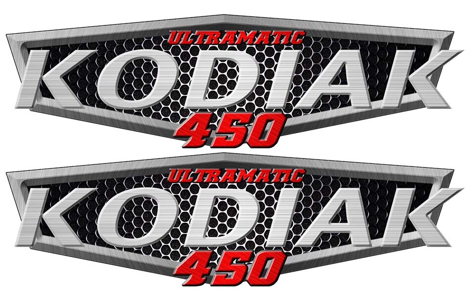 Yamaha Kodiak 350 400 450 700 OEM ATV Tank Decal Graphic Sticker Kit ...