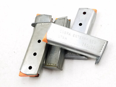 One Cobra Enterprises CA380 & CA32 5rd 380acp 6rd 32acp Magazine ...