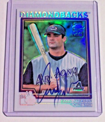2004 Topps Chrome Refractor Rookie Autograph Conor Jackson /100 ...