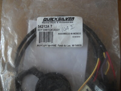 OEM Mercury Mercruiser Ignition Key Switch 54212A7 | eBay