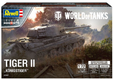 REVELL 03503 WORLD OF TANKS TIGER II KONIGSTIGER | eBay