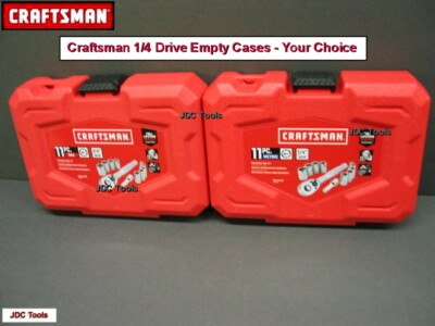 Craftsman 1/4 Drive Empty Socket Cases - SAE, MM or Both - Your Choice ...