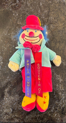 PHILLY MUMMERS CLOWN+RIBBON DOLL 15 INCH NEW/MINT green | eBay