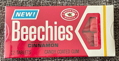 Vintage 1970’s BEECH-NUT BEECHIES CINNAMON GUM Unopened NOS Mint ...