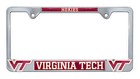 Virginia Tech University Hokies 3D License Plate Frame | eBay