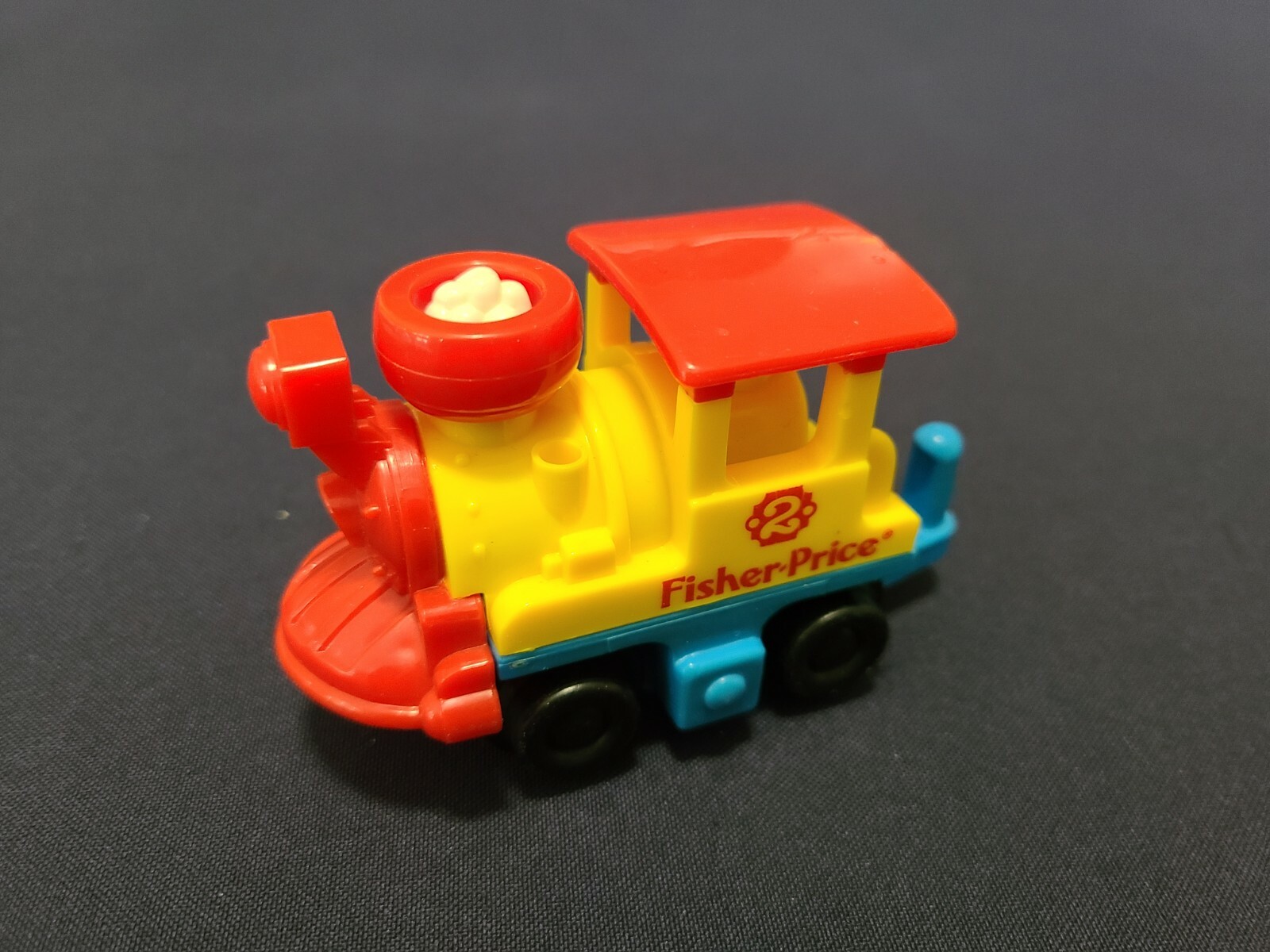 Vintage 1992 Fisher Price Geo Trax Flip Track TRAIN ENGINE #2 Plastic ...