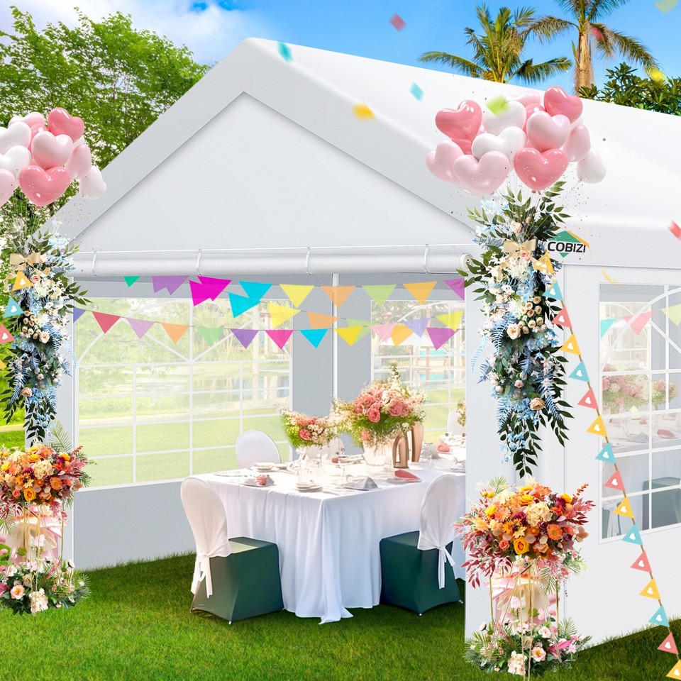 COBIZI 20x40 10x20 Heavy Duty Party Tent Outdoor Event Wedding Shelter ...