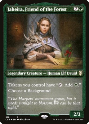 Jaheira, Friend of the Forest - ETCHED FOIL - Commander Legends: Baldur ...