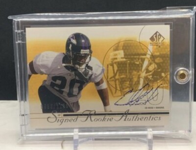 2002 SP Authentic Ed Reed Rookie Authentics Auto /1150 Ravens HOF | eBay