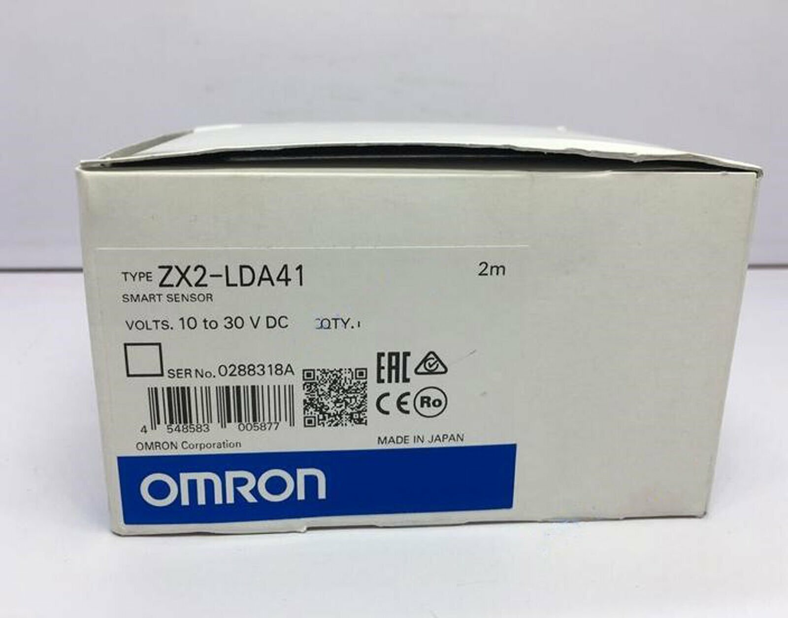 1PCS New For OMRON Laser Smart Sensor ZX2-LDA41 ZX2LDA41 FREE SHIPPING# ...